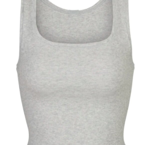 SKIMS | Intimates & Sleepwear | 2249 Skims Cotton Ribbed Tank Light ...
